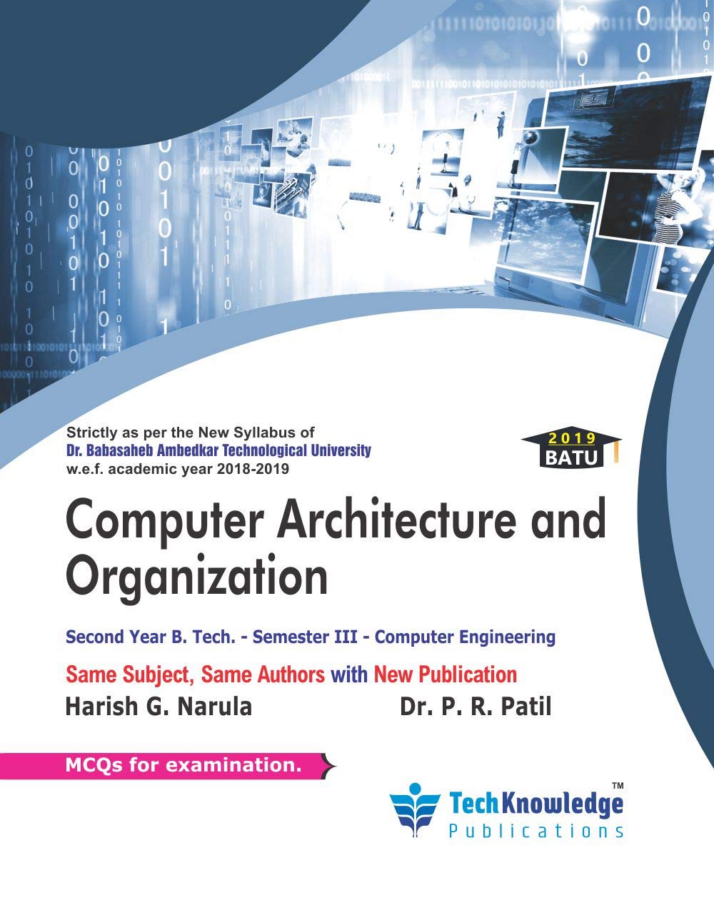Computer Architecture & Organization For BATU Computer Sem 3 – BookStation