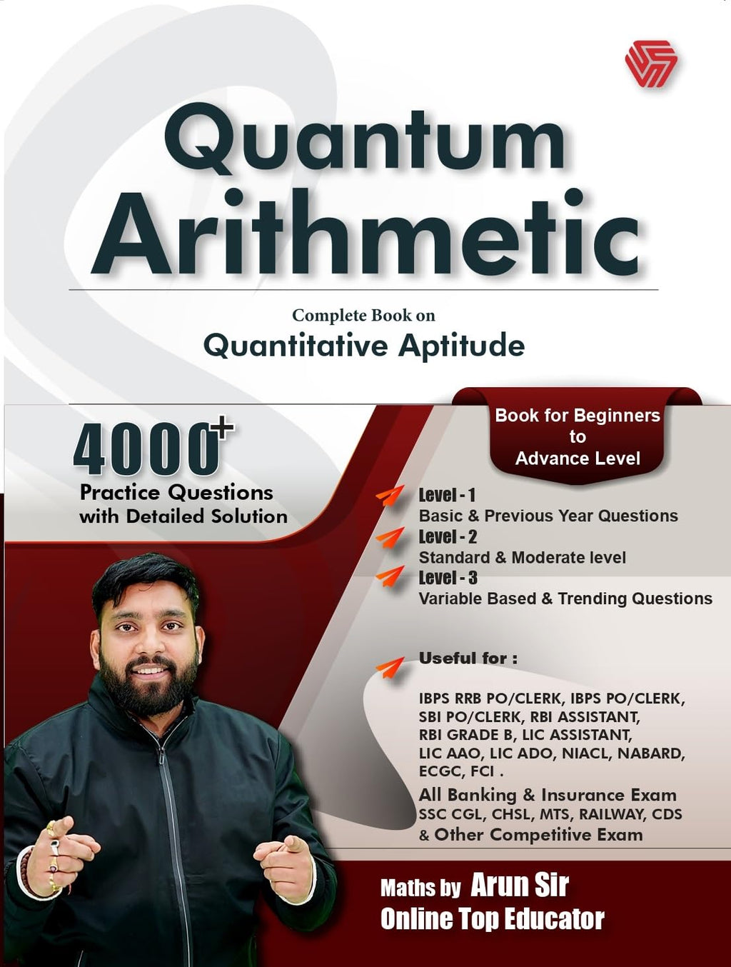 Quantum Arithmetic | Complete Book on Quantitative Aptitude with 4000 – BookStation