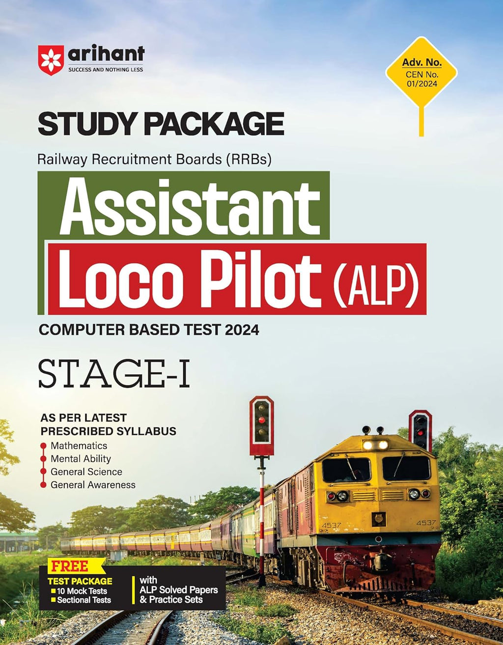Arihant RRB Assistant Loco Pilot (ALP) Guide 2024 STAGE - 1 – BookStation