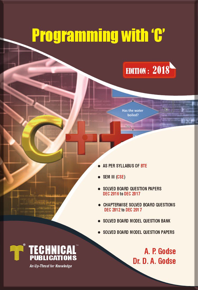 Programming with C for DTEK 15 Course (III - CSE/ISE - 15CS31T) – BookStation