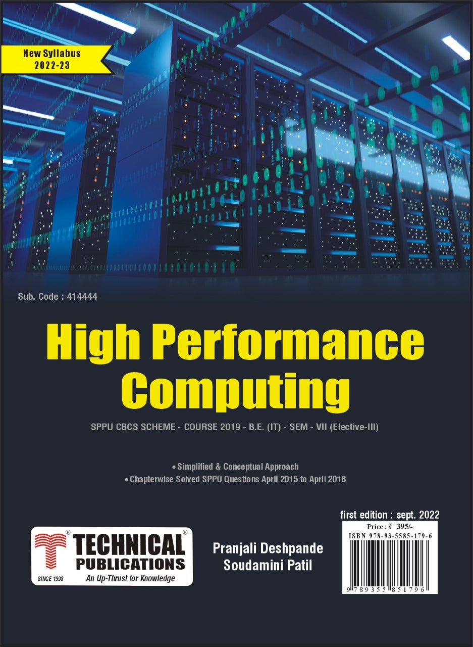 High Performance Computing for SPPU 19 Course (BE - SEM VII -IT - 4144 – BookStation