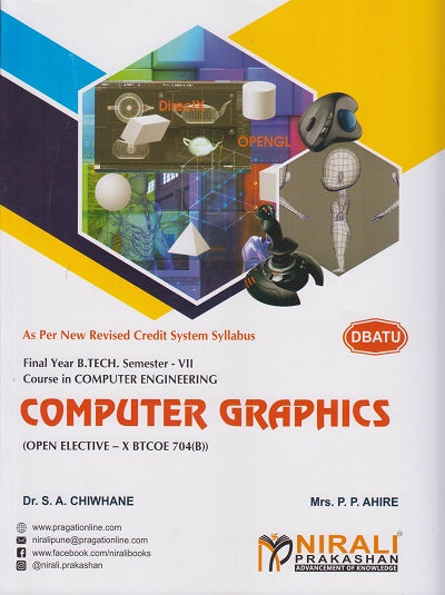 COMPUTER GRAPHICS (Open Elective 10 – BTCOE 704(B)) – DBATU – Final Ye – BookStation