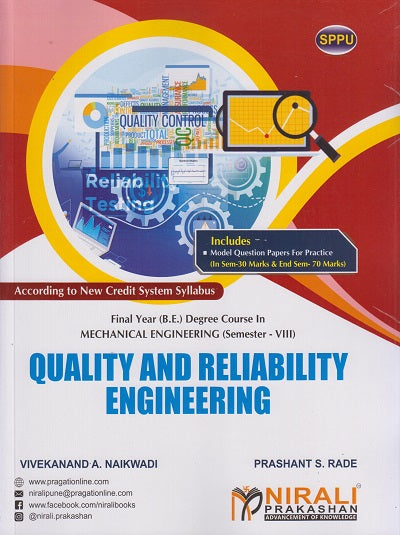 QUALITY AND RELIABILITY ENGINEERING (Final Year (B.E.) Degree Course I – BookStation