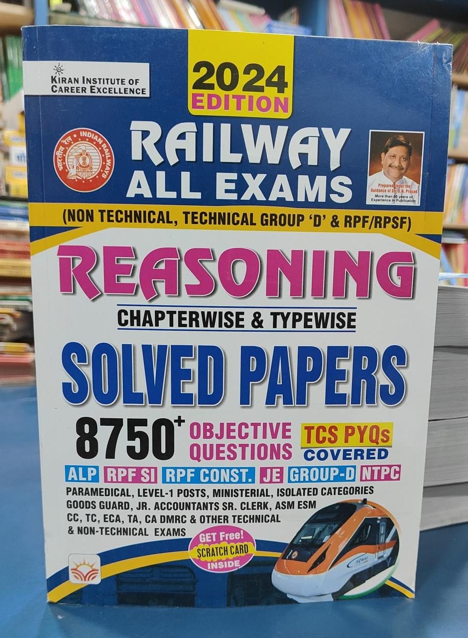 Railway All Exams Reasoning Chapterwise And Typewise Solved Papers 875 Bookstation