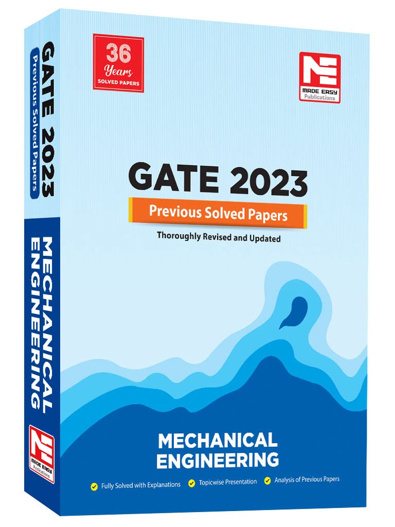 Gate 2023 Mechanical Engineering – BookStation