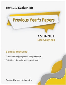 PREVIOUS YEAR SOLVED PAPERS: CSIR-NET Life Sciences – BookStation