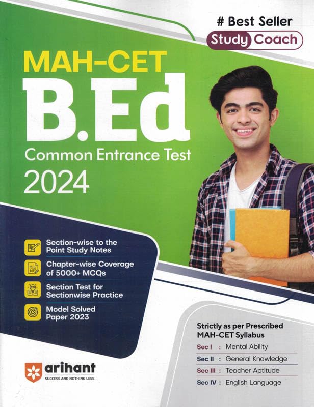 Arihant Maharashtra MAH-CET B.ED Common Entrance Test - 2024 – BookStation