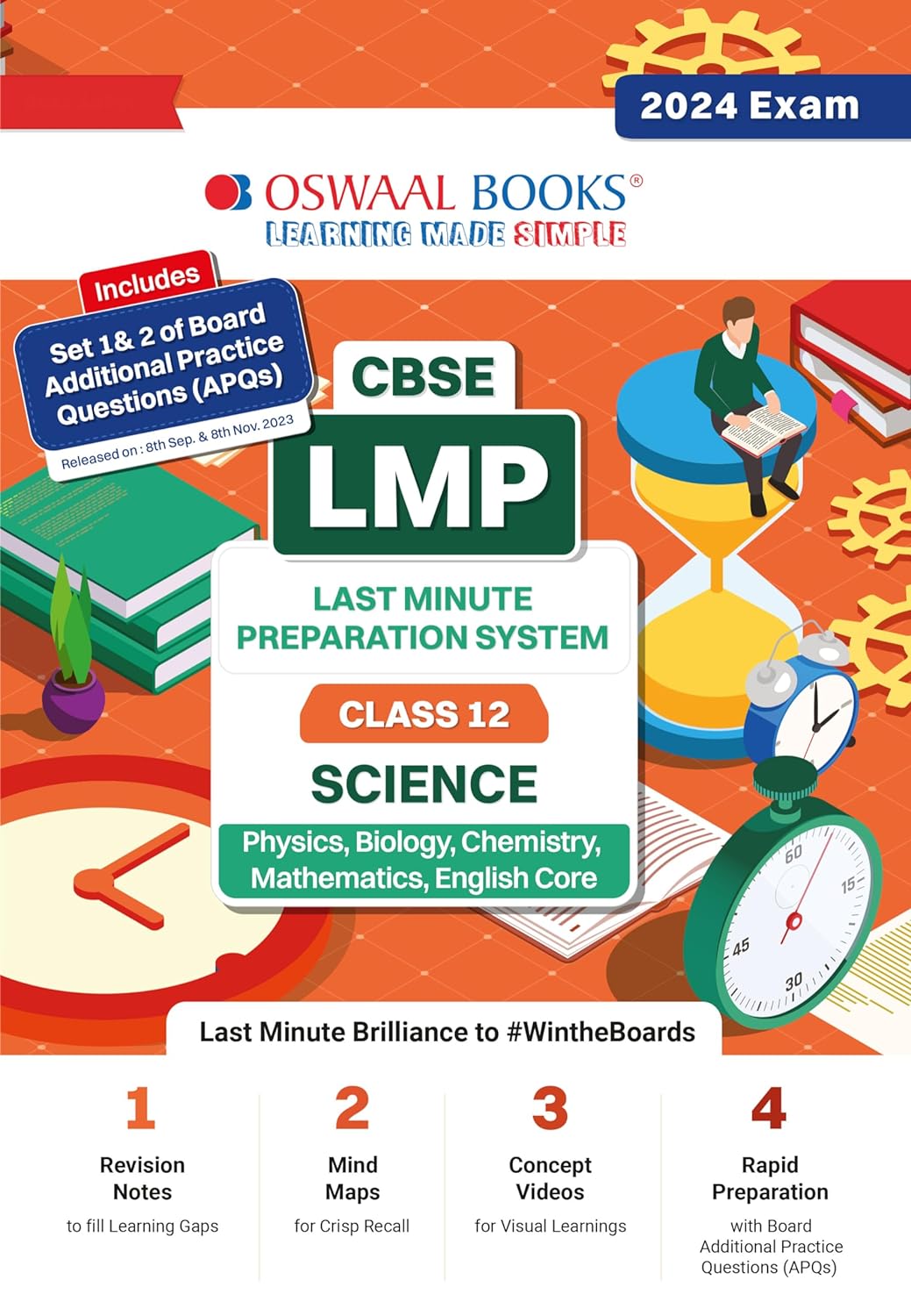 Oswaal CBSE LMP Last Minute Preparation System Class 12 Science Stream ...