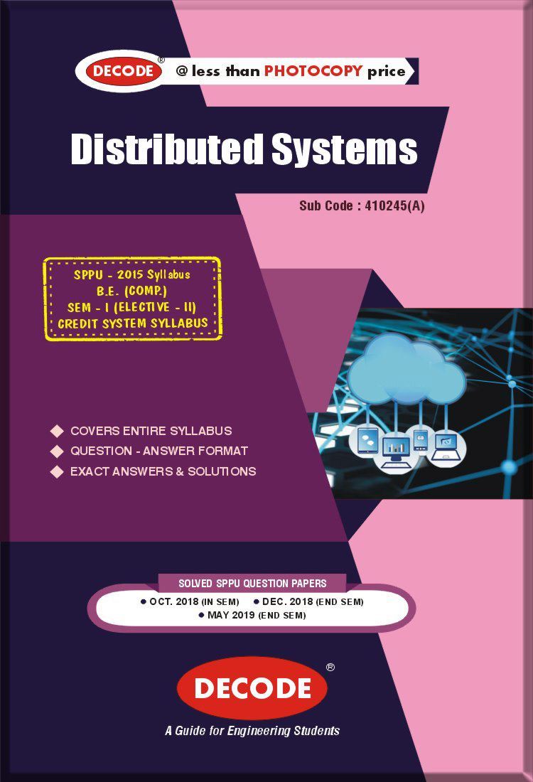 Distributed Systems for SPPU 15 Course (BE - I - Comp.- 410245(A)) (OL – BookStation