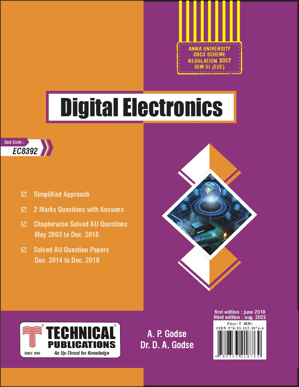 DIGITAL ELECTRONICS for BE Anna University R17 CBCS (III-ECE - EC8392 ...