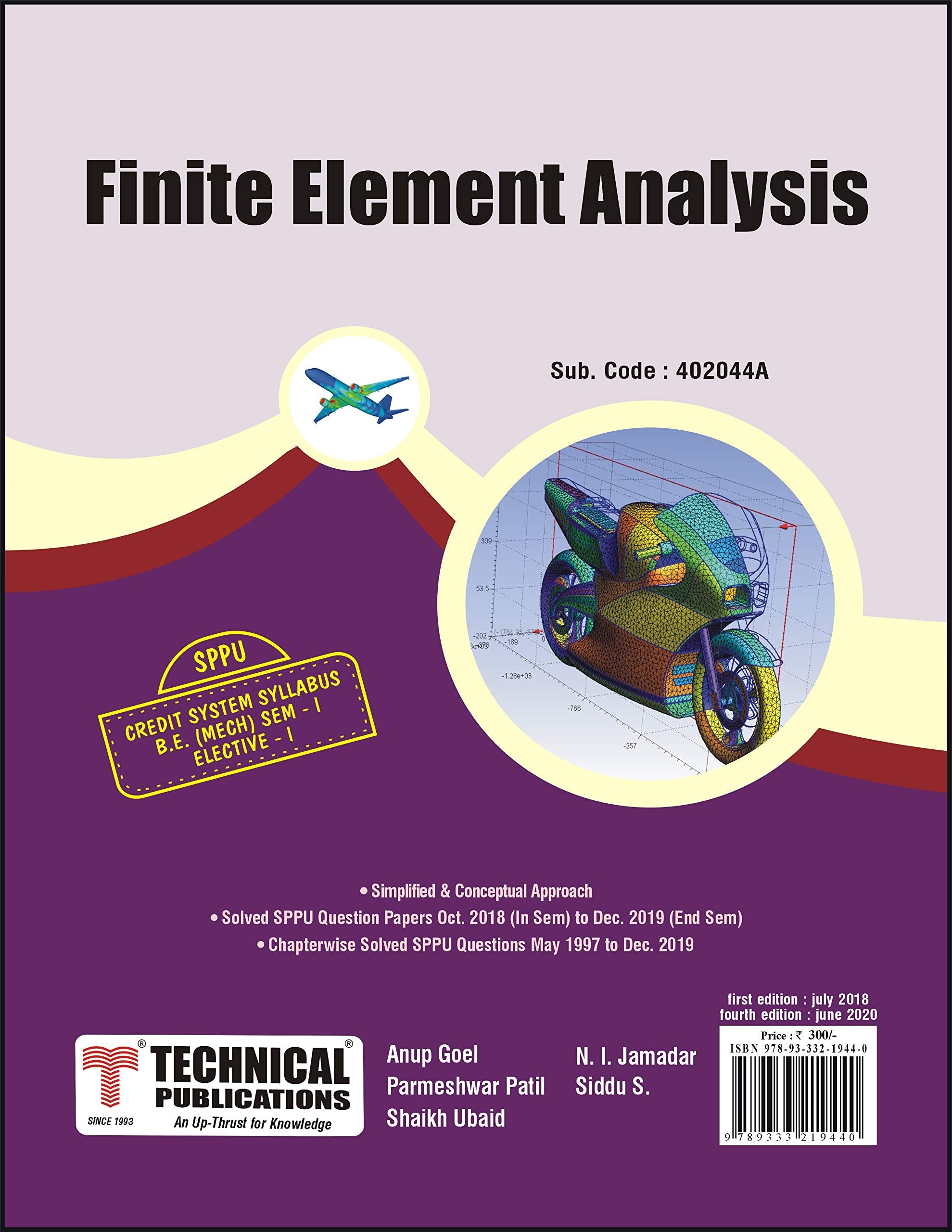 Finite Element Analysis for SPPU 15 Course (BE - I - Mech. - 402044 A ...