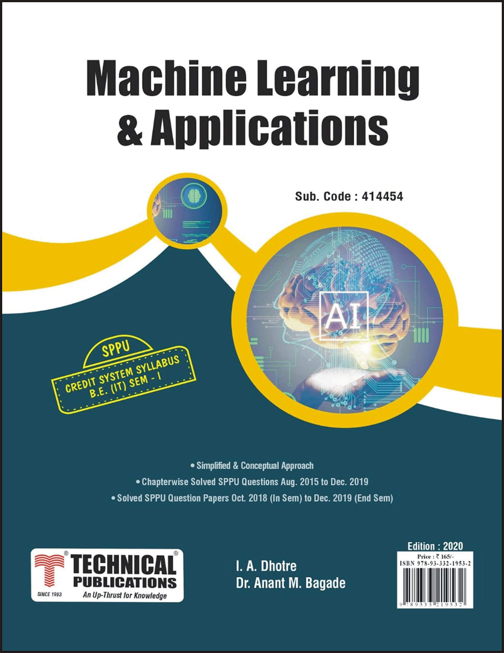 Machine Learning & Applications for SPPU 15 Course (BE - I - IT - 4144 ...