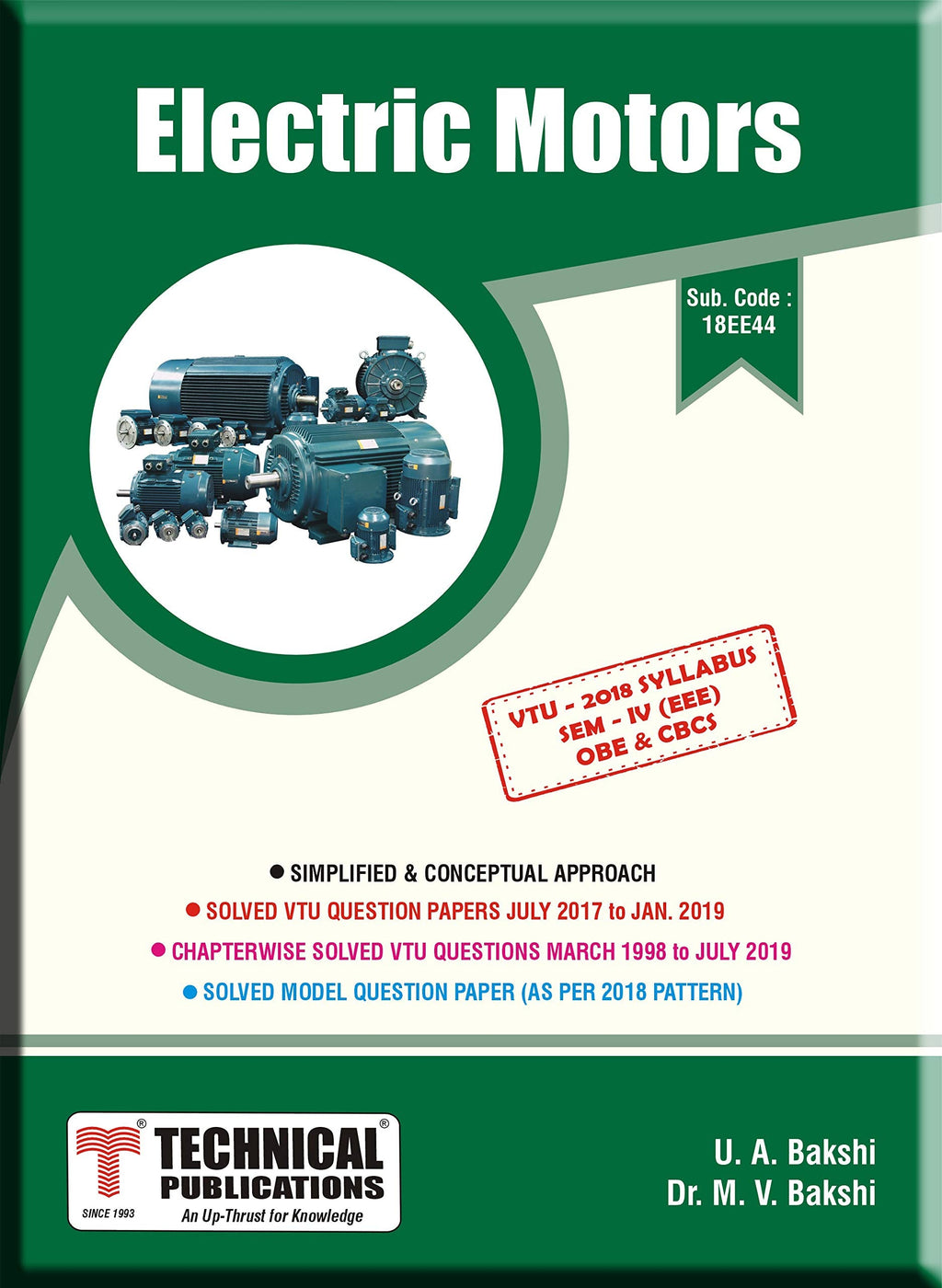 Electric Motors for BE VTU Course 18 OBE & CBCS (IV- EEE - 18EE44 ...