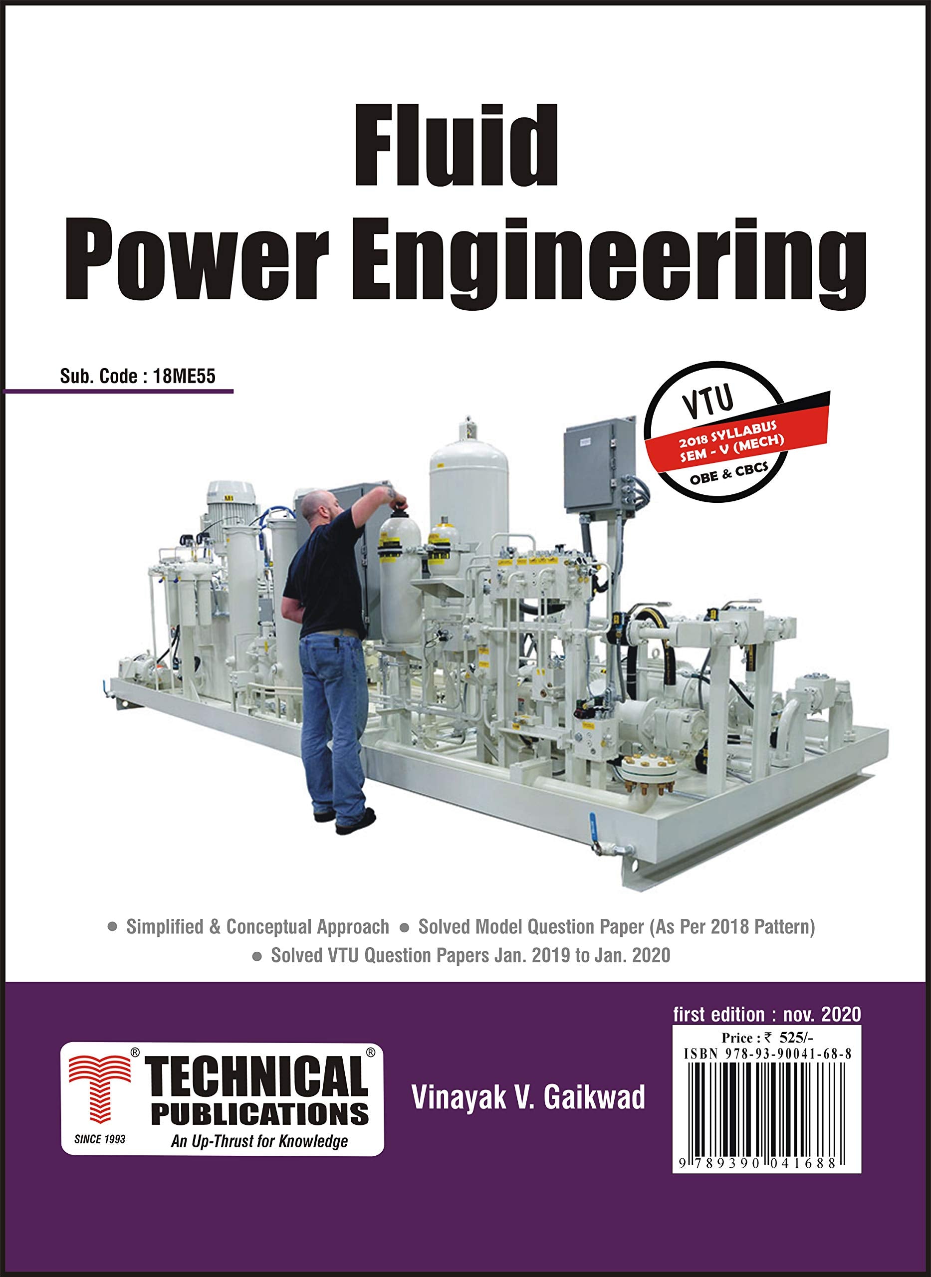Fluid Power Engineering for BE VTU Course 18 OBE & CBCS (V- Mech. -18M ...