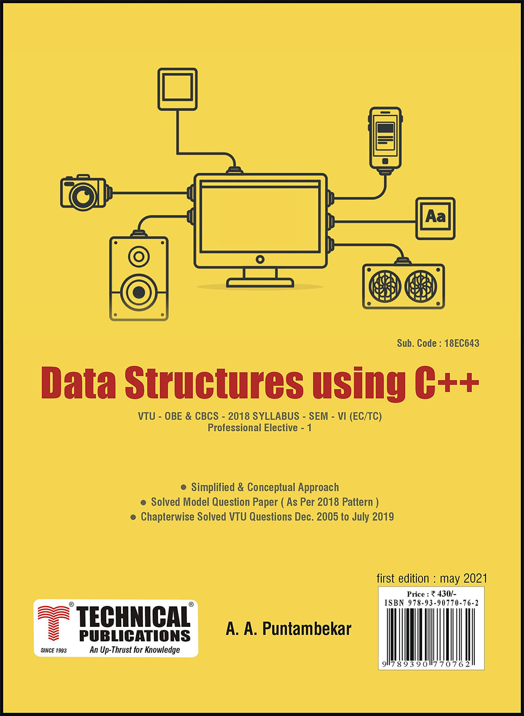 Data Structures using C++ for BE VTU Course 18 OBE & CBCS (VI- ECE/Pro ...