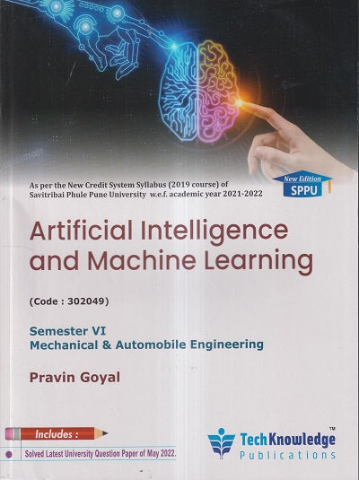 ARTIFICIAL INTELLIGENCE AND MACHINE LEARNING (Mech/Auto Sem. 6) SPPU – BookStation