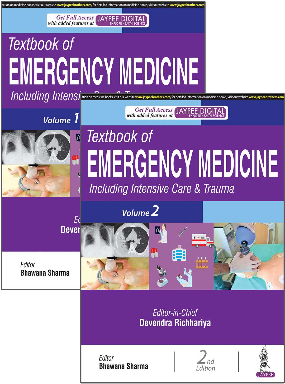 Textbook of Emergency Medicine: Including Intensive Care & Trauma (2 V ...