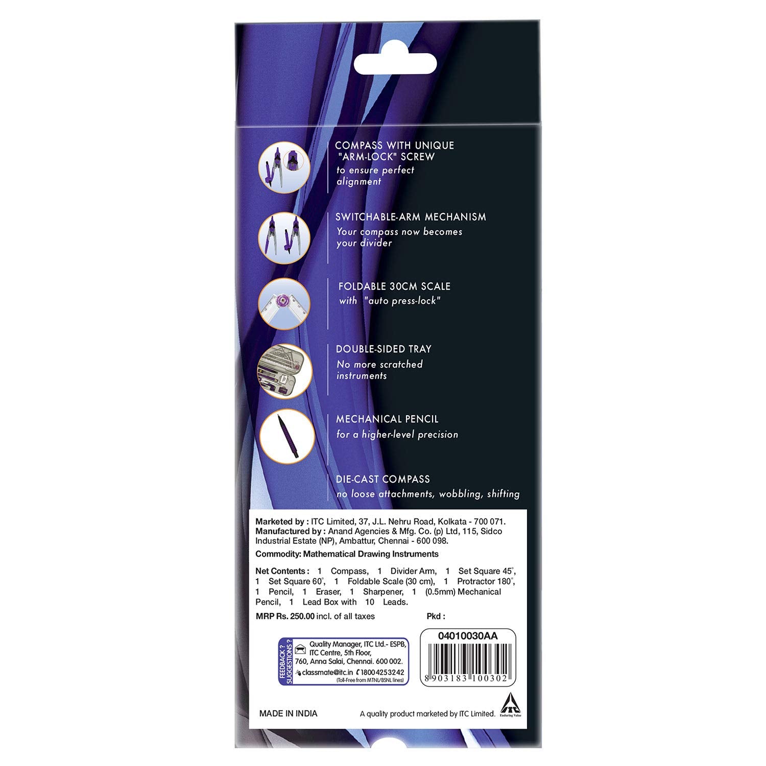 Classmate Asteroid Geometry Box – BookStation