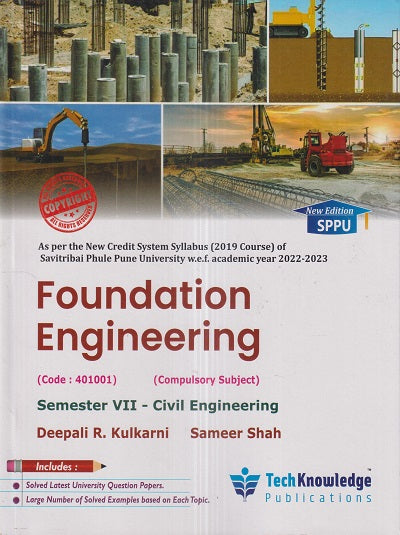 FOUNDATION ENGINEERING (Civil Engg. Sem. 7) SPPU – BookStation
