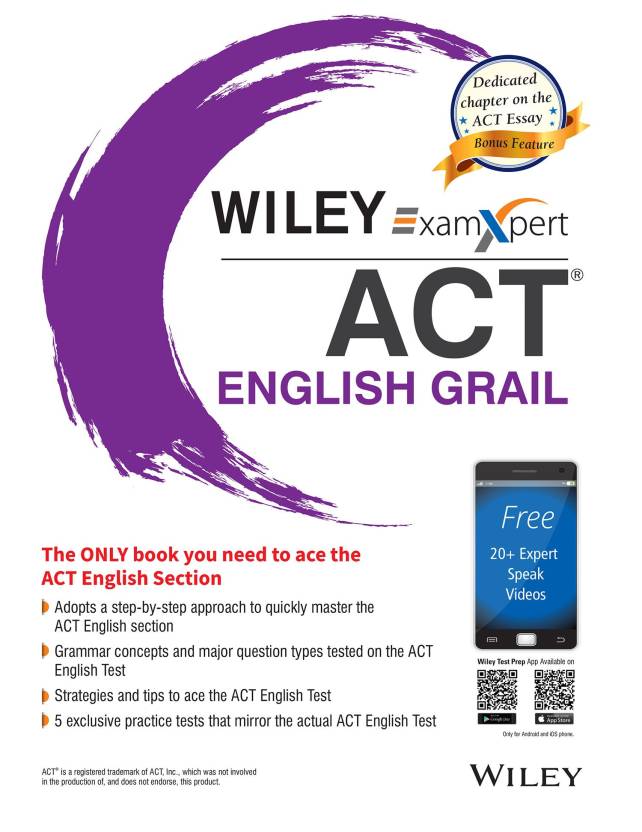 Wiley's ExamXpert ACT English Grail – BookStation