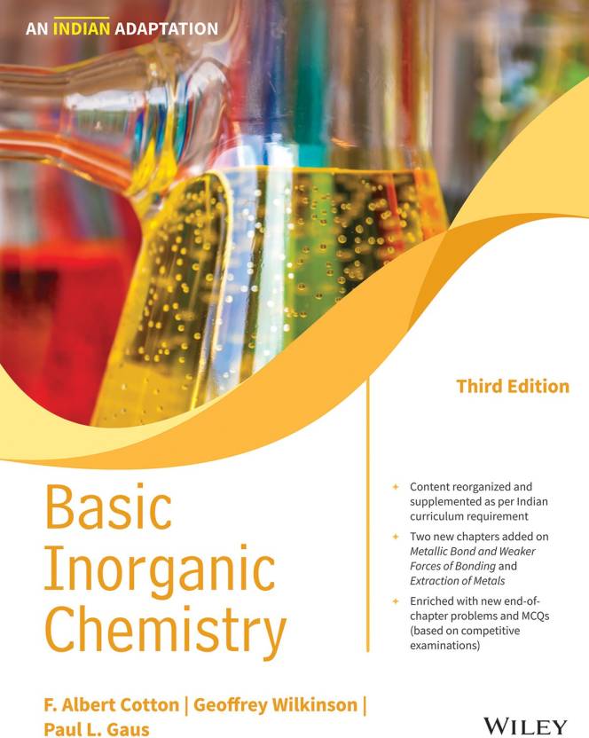Basic Inorganic Chemistry, 3ed An Indian Adaptation | BS – BookStation