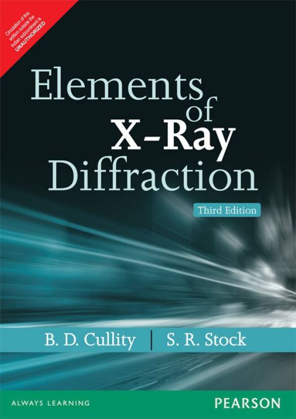 Elements of X-Ray Diffraction 3e – BookStation