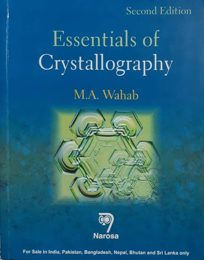 Essentials of Crystallography, 2/e – BookStation