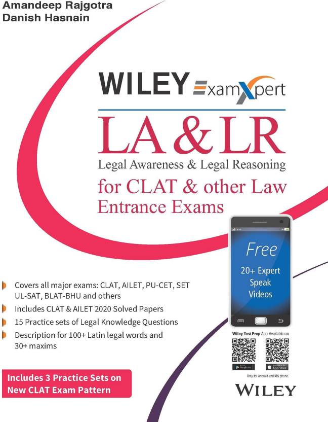 Wiley's ExamXpert Legal Awareness & Legal Reasoning (LA & LR) for CLAT ...