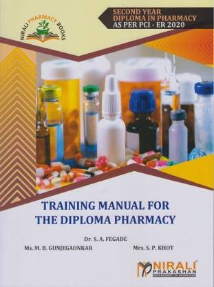 TRAINING MANUAL FOR THE DIPLOMA PHARMACY - Second Year Diploma Pharmac ...