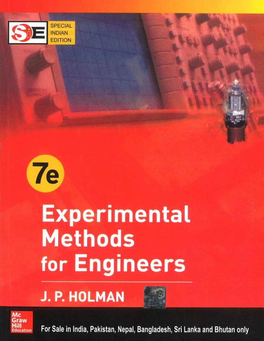 Experimental Methods For Engineers – BookStation