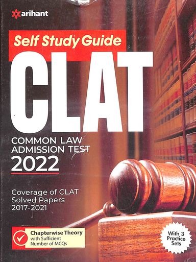 Self Study Guide CLAT Common Law Admission Test 2022 – BookStation