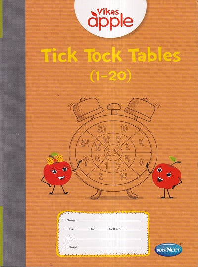 Vikas Apple Tick Tock Tables (1-20) – BookStation