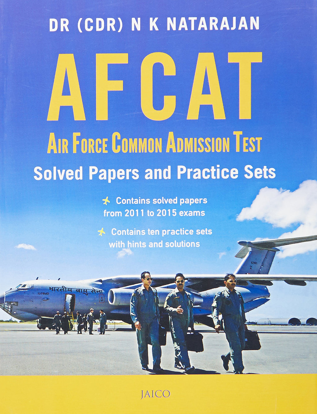 AF CAT Air Force Common Admission Test Solved Papers And Practice Sets ...