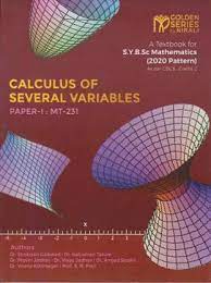 CALCULUS OF SEVERAL VARIABLES (PAPER -I) (Golden Series By Nirali ...