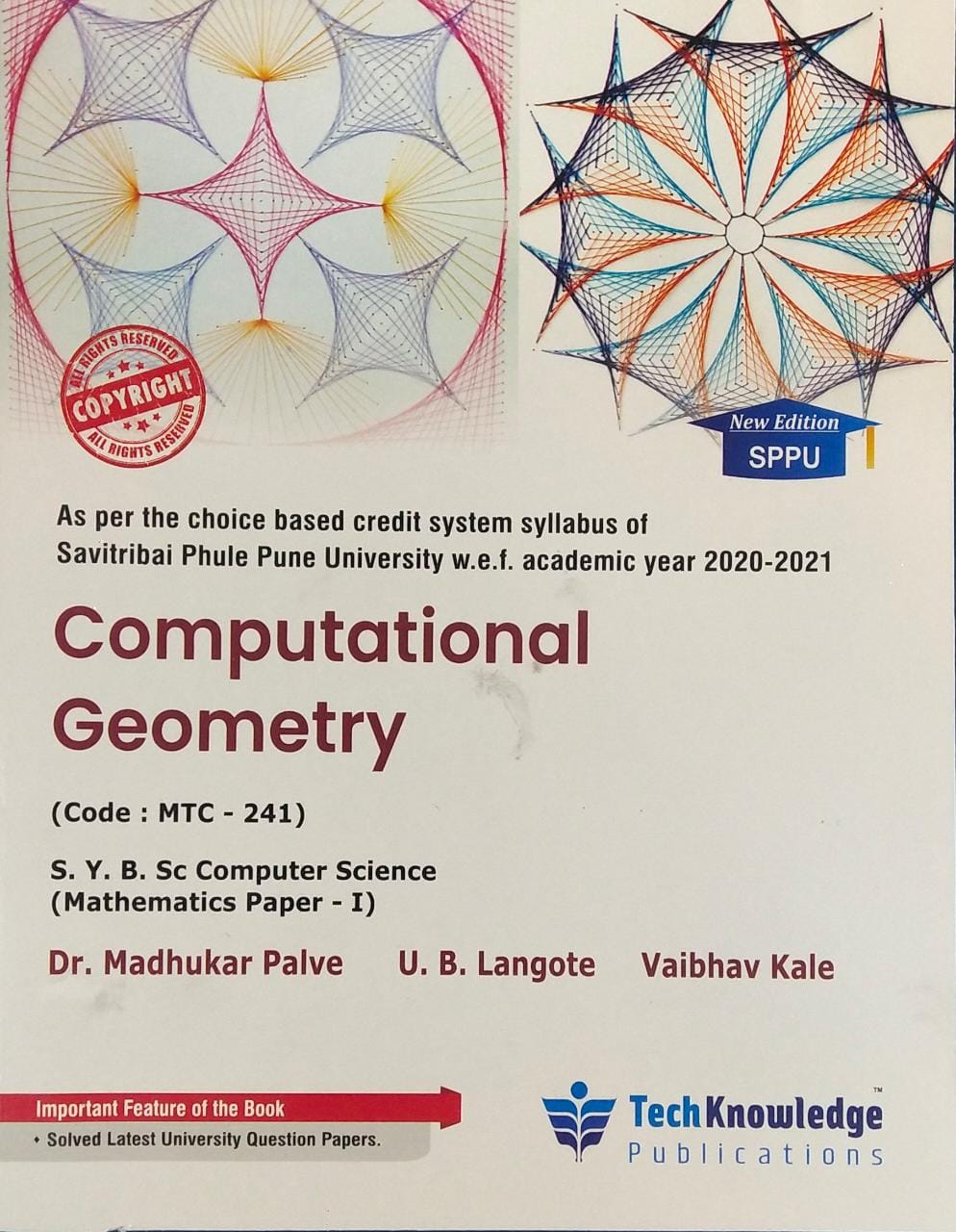 Computational Geometry Computer Science Mathematics Paper 1 S.Y.B.Sc ...