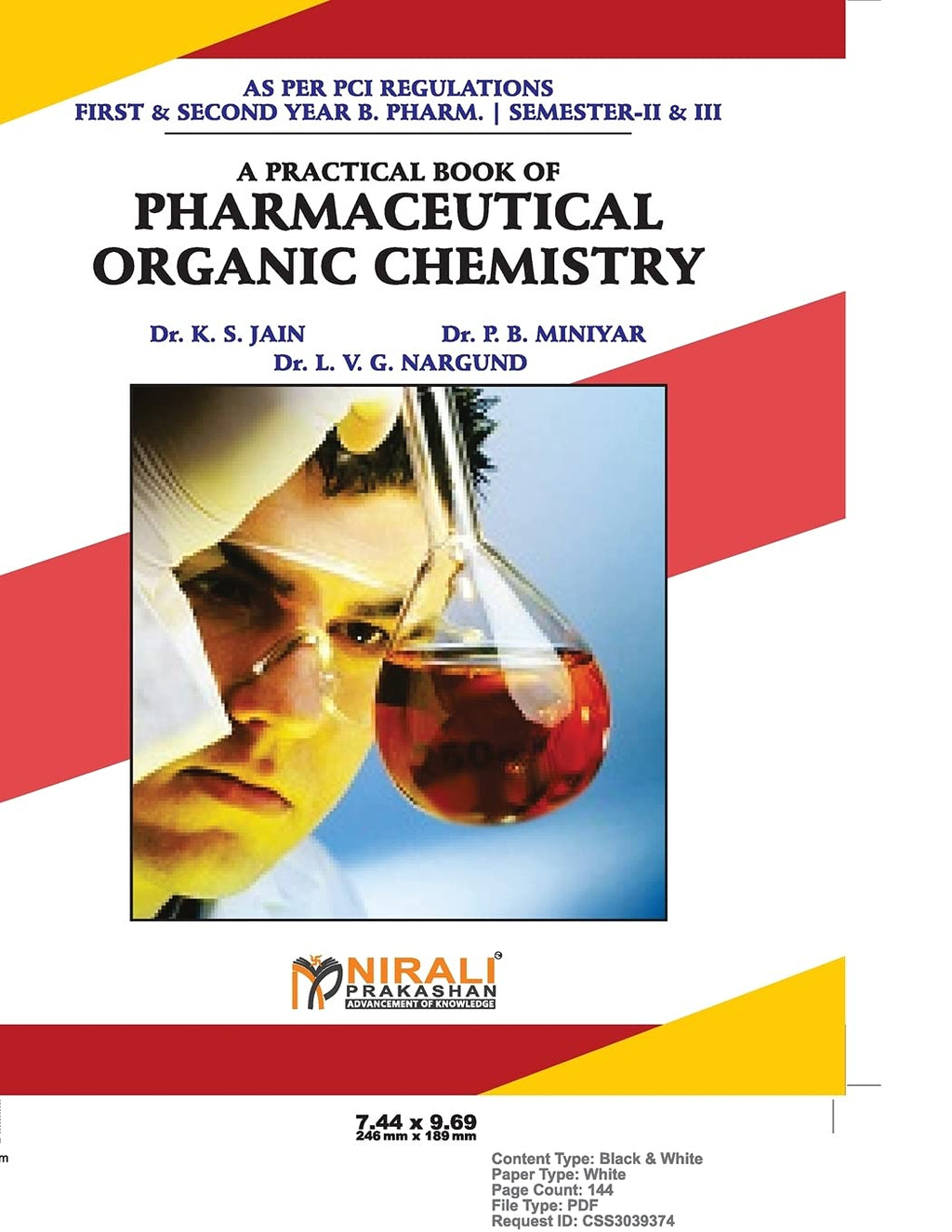 A Practical Book Of Pharmaceutical Organic Chemistry – BookStation