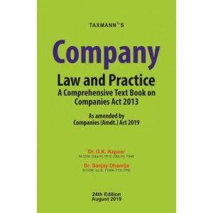 Company Law And Practice-A Comprehensive Textbook On Companies Act 201 ...