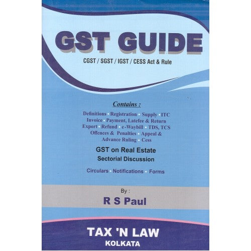 GST Guide [CGST/SGST/IGST/CESS Act & Rule] – BookStation