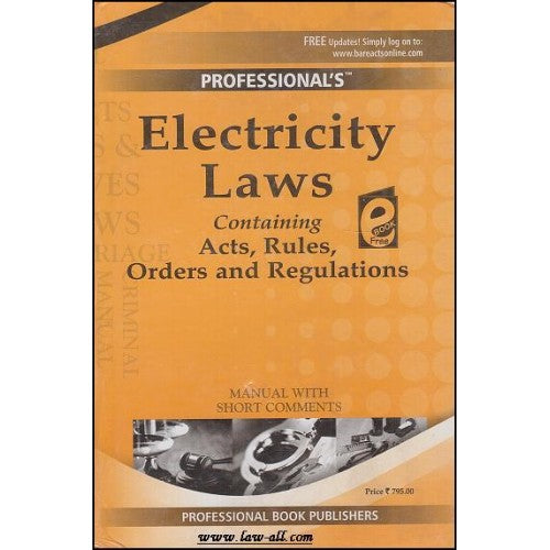 Electricity Laws Manual With Short Comments – BookStation