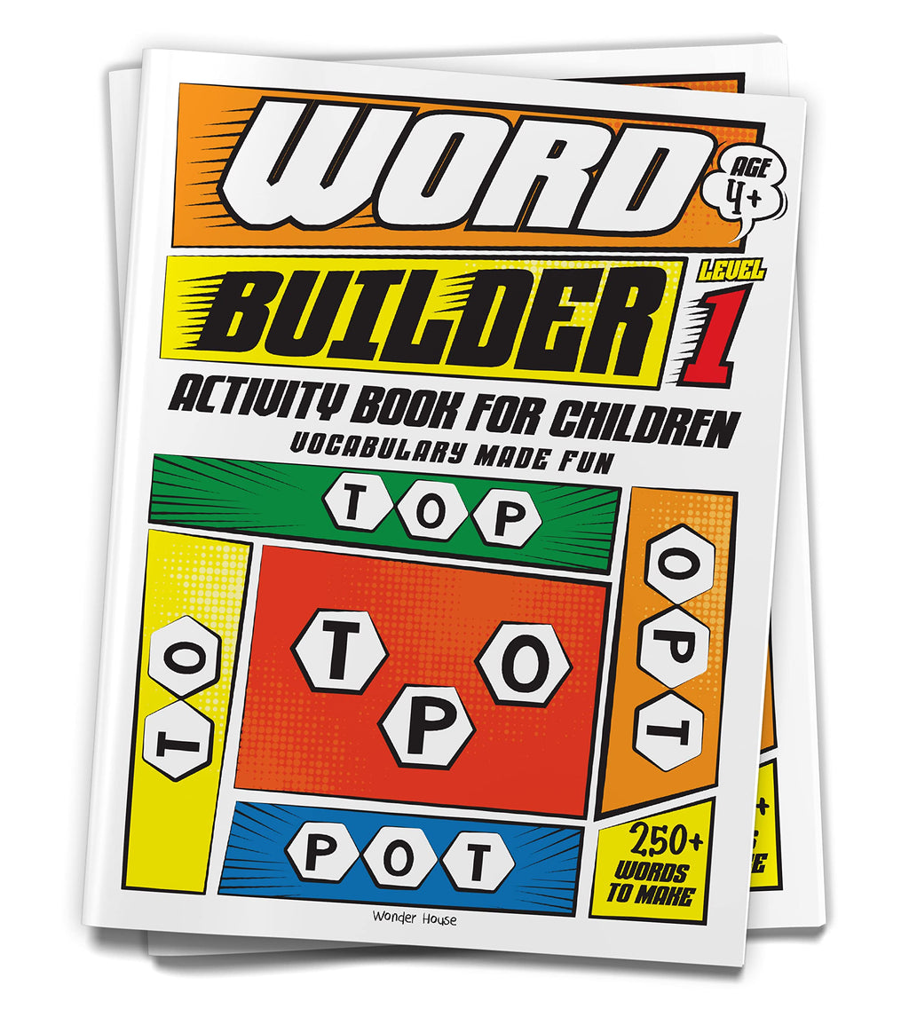 Word Builder Activity Book For Children - Level 1 250+ Words To Make A ...