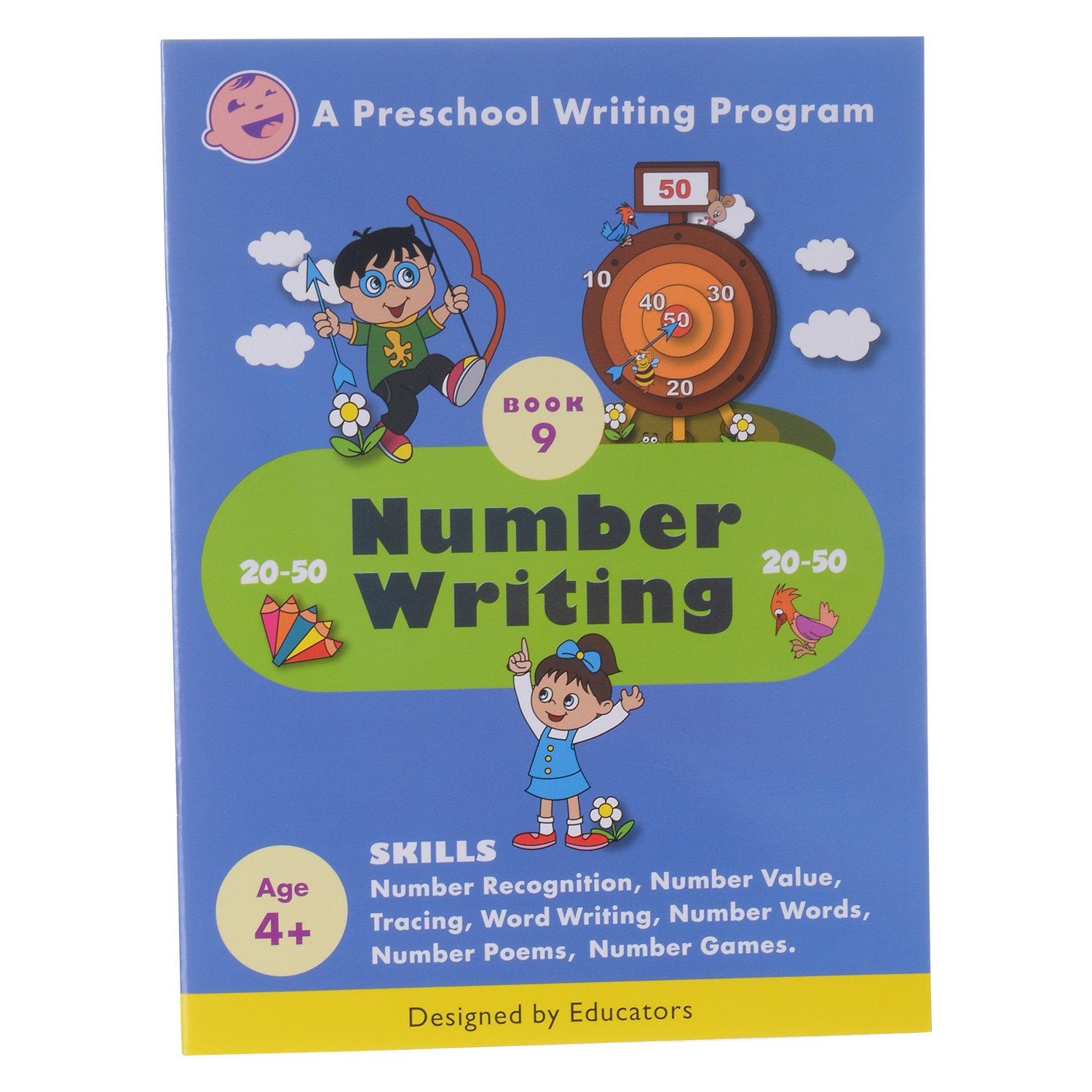 Number Writing 20 To 50 Book -9 – BookStation
