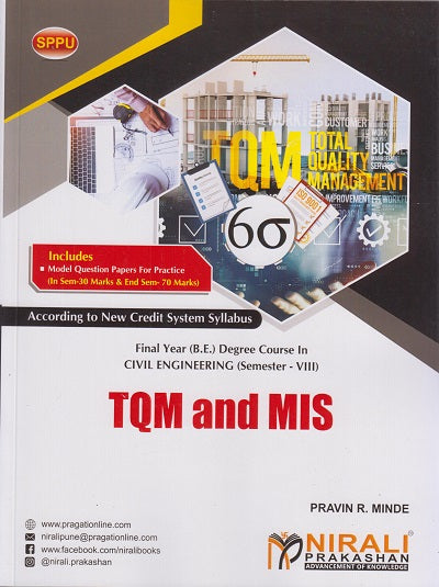 TQM and MIS (Final Year (B.E.) Degree Course In Civil Engineering – Se – BookStation