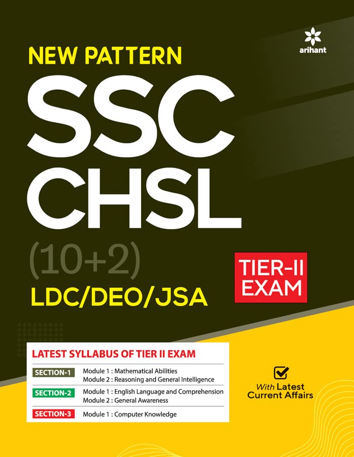New Pattern SSC CHSL (10+2) LDC/DEO/JSA TIER II Exam – BookStation