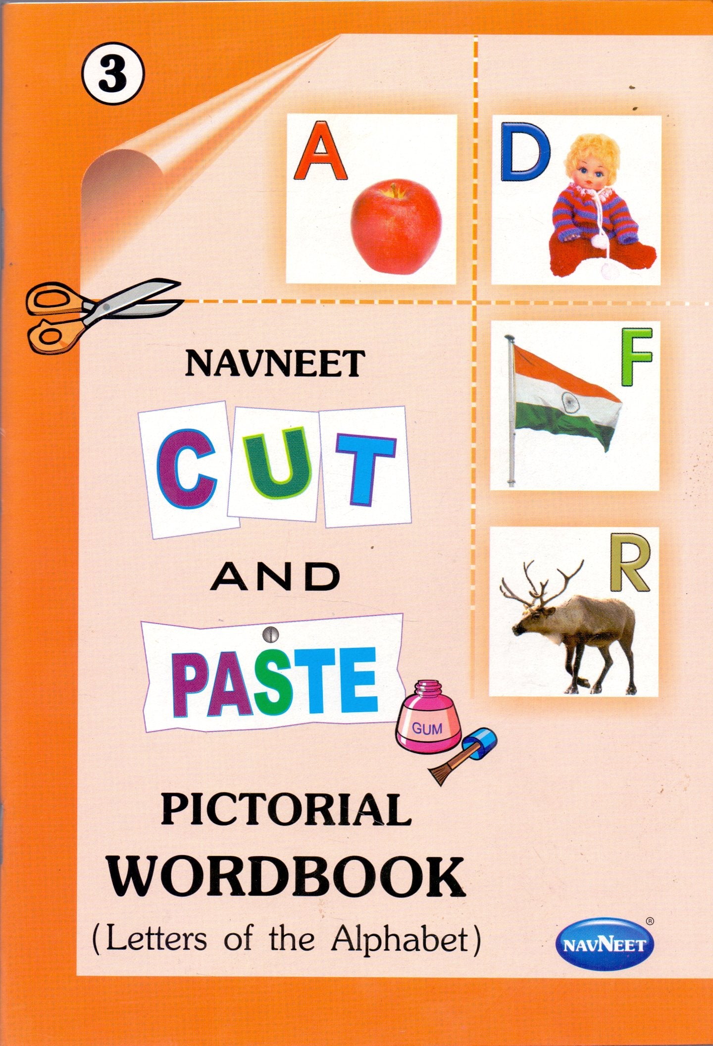 Cut And Paste Pictorial Wordbook (Letters Of The Alphabet) -3 – BookStation