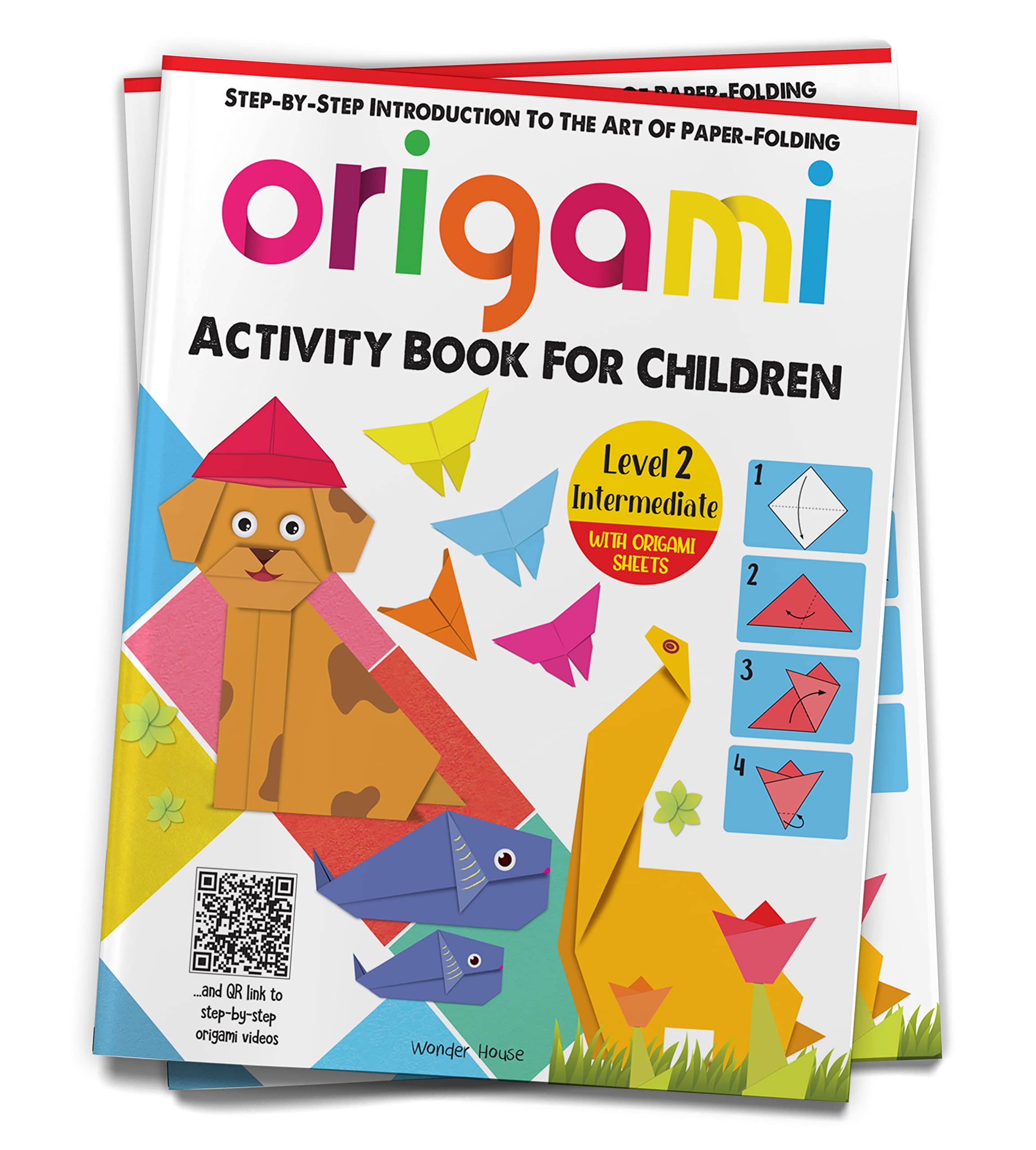 Origami : Activity Book For Children Level 2 Intermediate (with Origam ...