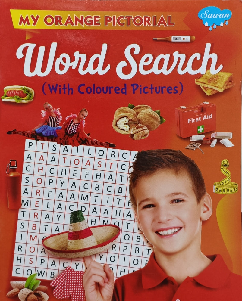 My Orange Pictorial Word Search (with Coloured Pictures) – BookStation