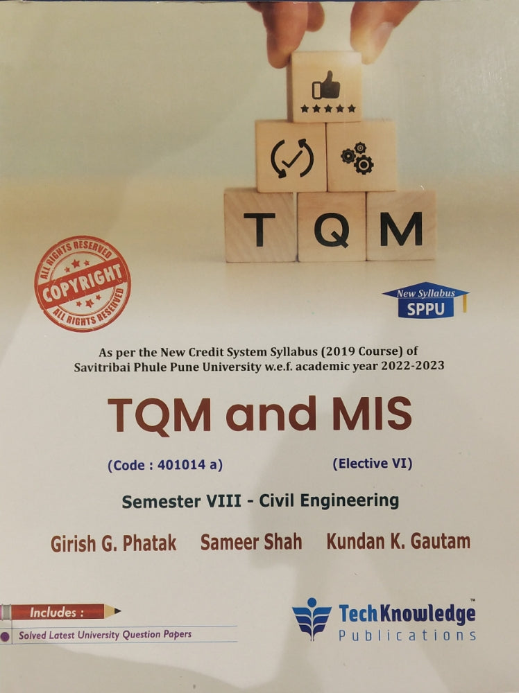 TQM And MIS : Sem VIII (Civil Engineering) – BookStation