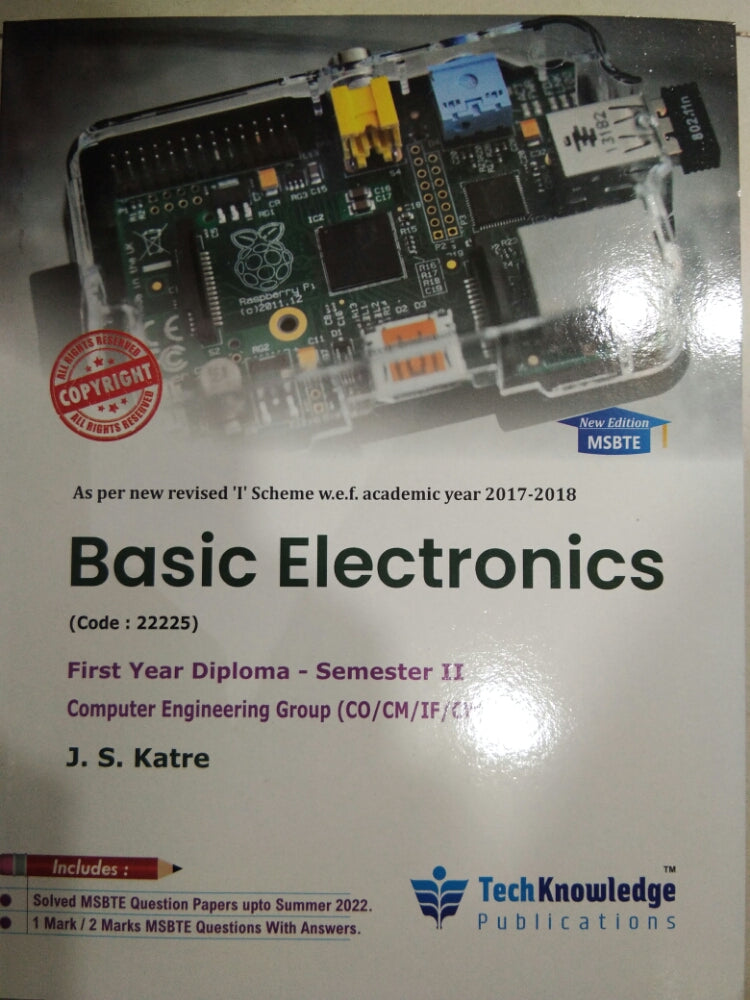 BASIC ELECTRONICS : F.Y. Diploma Sem II (Computer Engineering Group ...