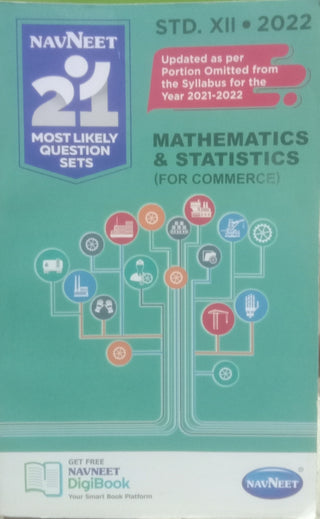 2022 Navneet 21 Most Likely Question Sets : Mathematics & Statistics ( – BookStation