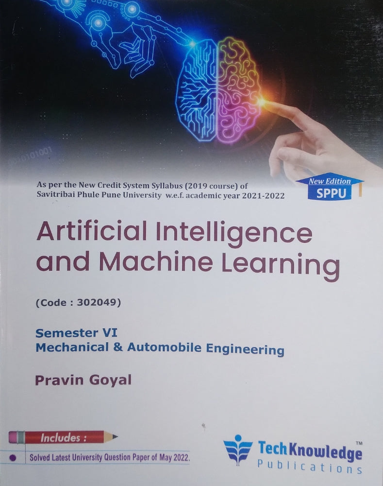 ARTIFICIAL INTELLIGENCE AND MACHINE LEARNING (Mech/Auto Sem. 6) SPPU – BookStation